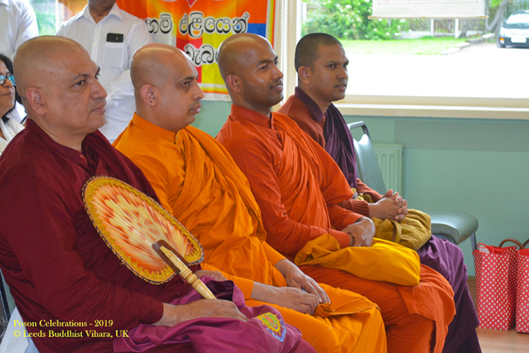 Poson Day Celebration (පොසොන් උත්සවය) – 2019 – Leeds Buddhist Vihara