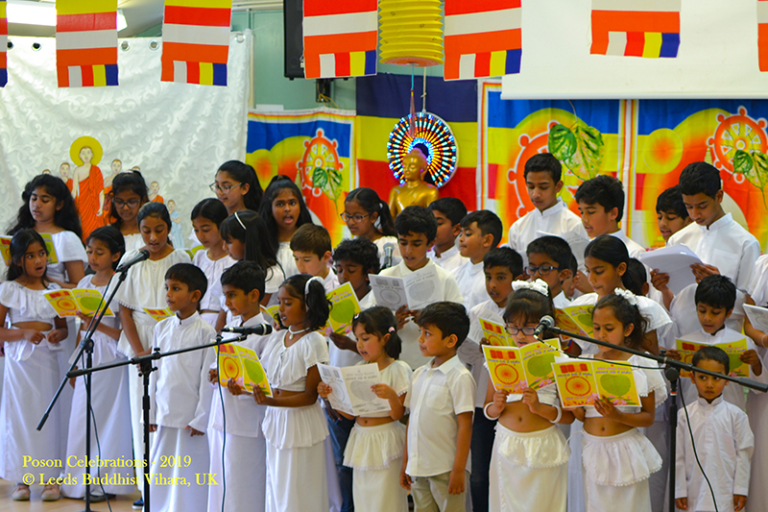 Poson Day Celebration (පොසොන් උත්සවය) – 2019 – Leeds Buddhist Vihara