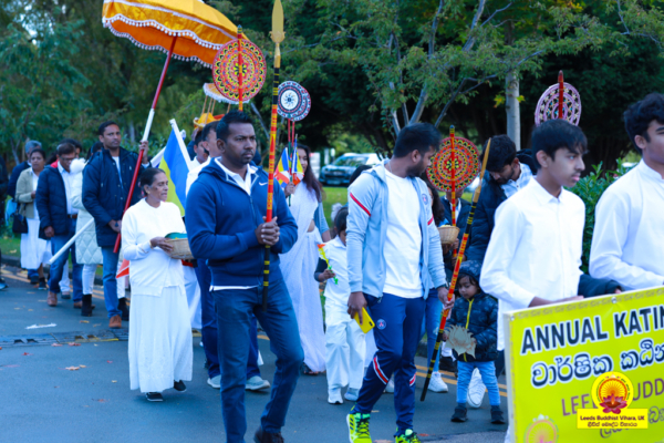 Kathina Ceremony (කඨින මහා පූණ්‍යමහෝත්සවය) – 2022 – Leeds Buddhist Vihara