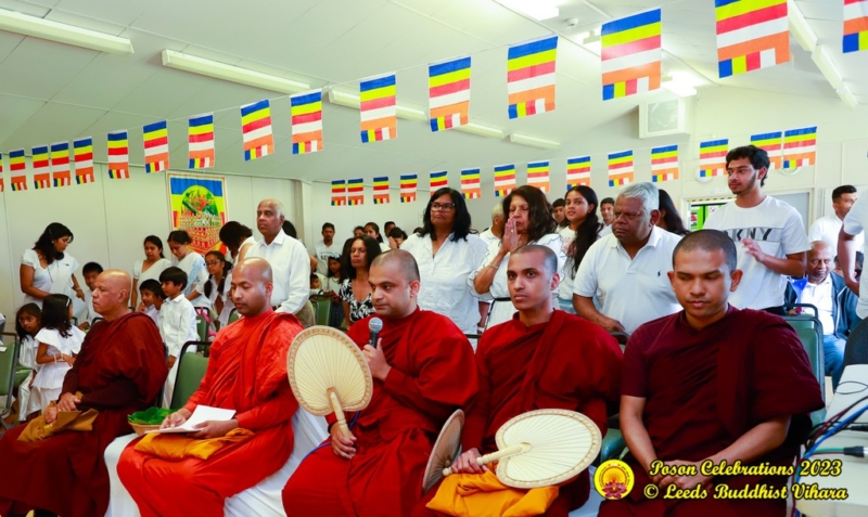 Poson Day Celebration (පොසොන් උත්සවය) – 2023 – Leeds Buddhist Vihara