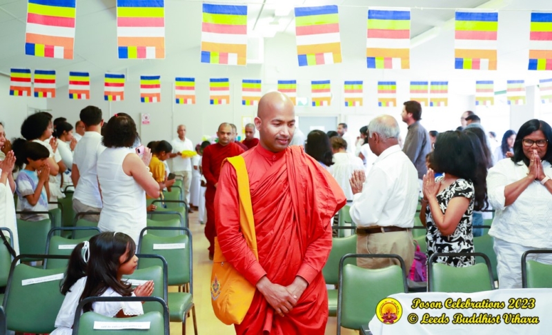 Poson Day Celebration (පොසොන් උත්සවය) – 2023 – Leeds Buddhist Vihara