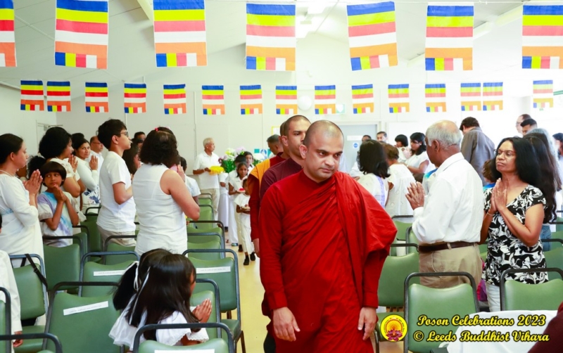 Poson Day Celebration (පොසොන් උත්සවය) – 2023 – Leeds Buddhist Vihara