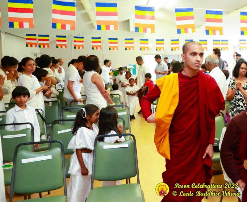 Poson Day Celebration (පොසොන් උත්සවය) – 2023 – Leeds Buddhist Vihara