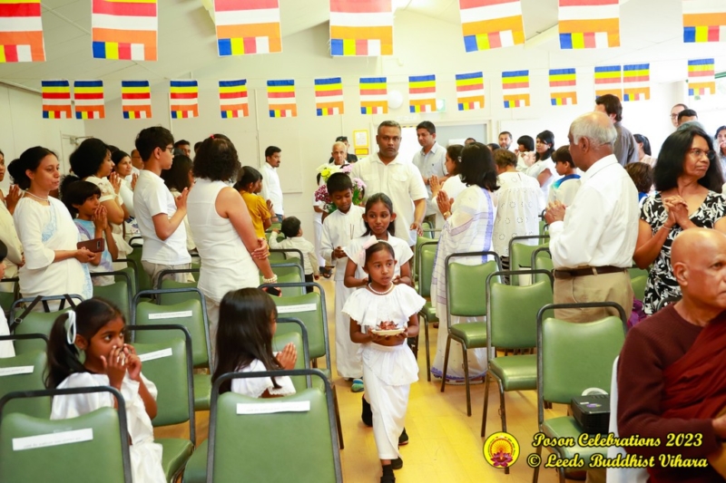 Poson Day Celebration (පොසොන් උත්සවය) – 2023 – Leeds Buddhist Vihara