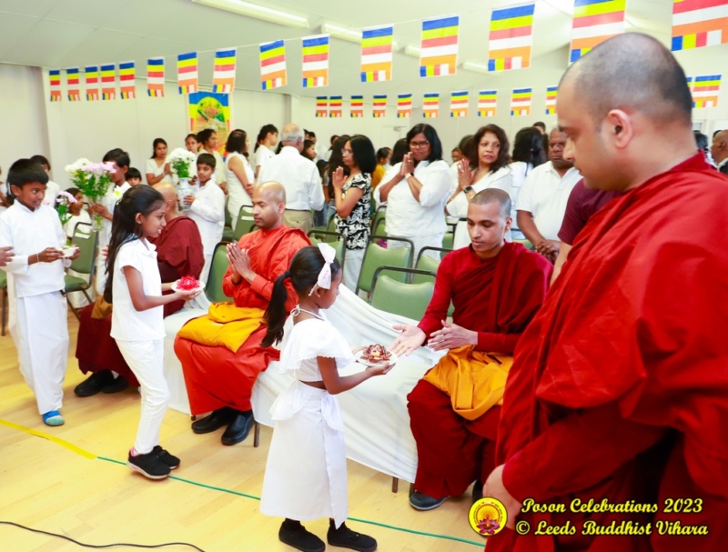 Poson Day Celebration (පොසොන් උත්සවය) – 2023 – Leeds Buddhist Vihara